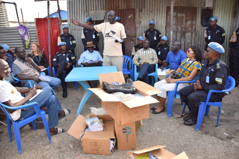 Sudani y’Epfo: Abapolisi b’u Rwanda batanze inkunga y’ibikoresho by ...